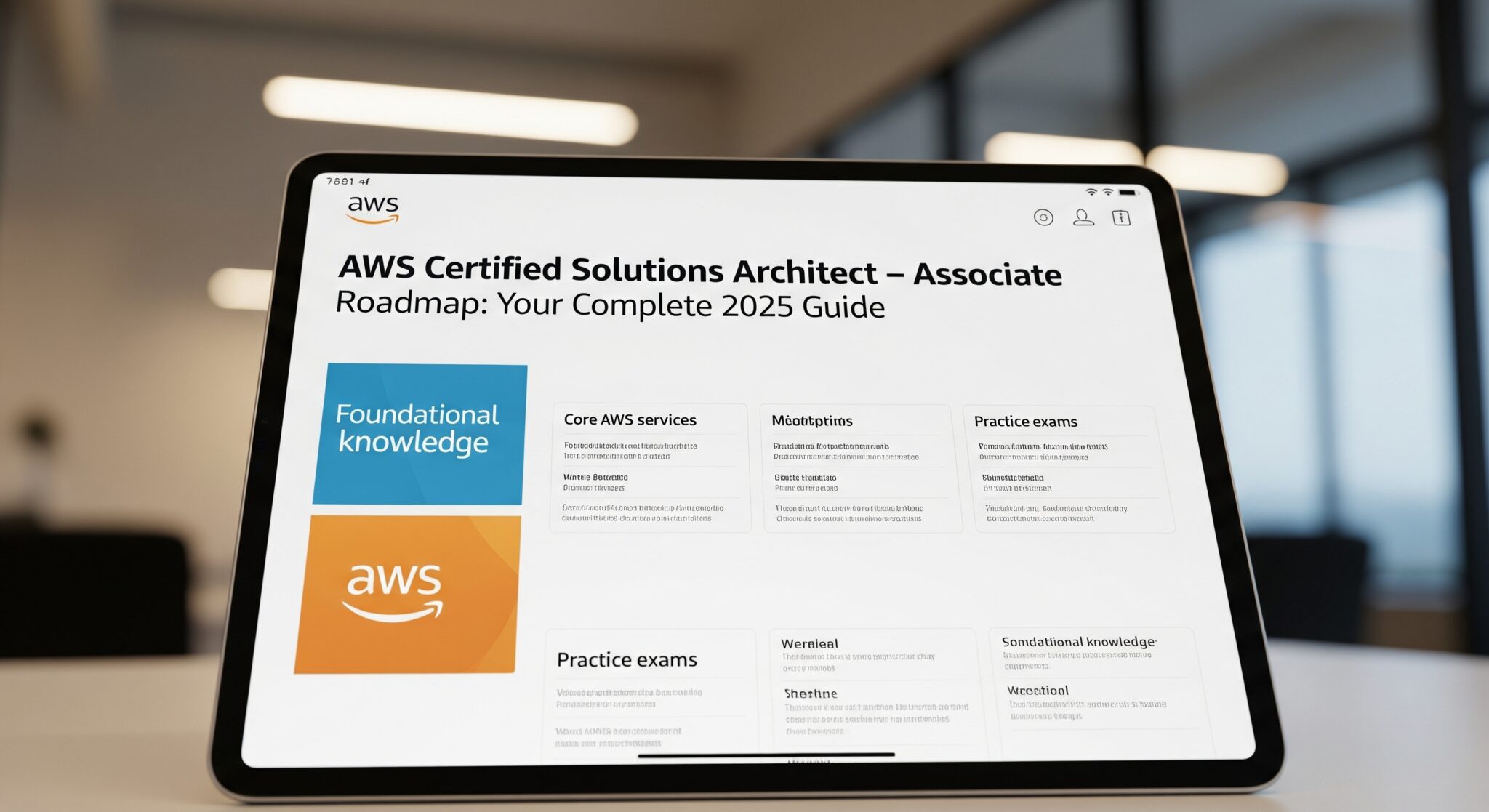 AWS Certified Solutions Architect – Associate Roadmap